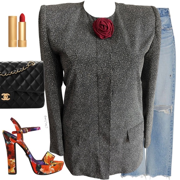 Vintage | Jackets & Coats | Vintage Statement Blazer | Poshmark